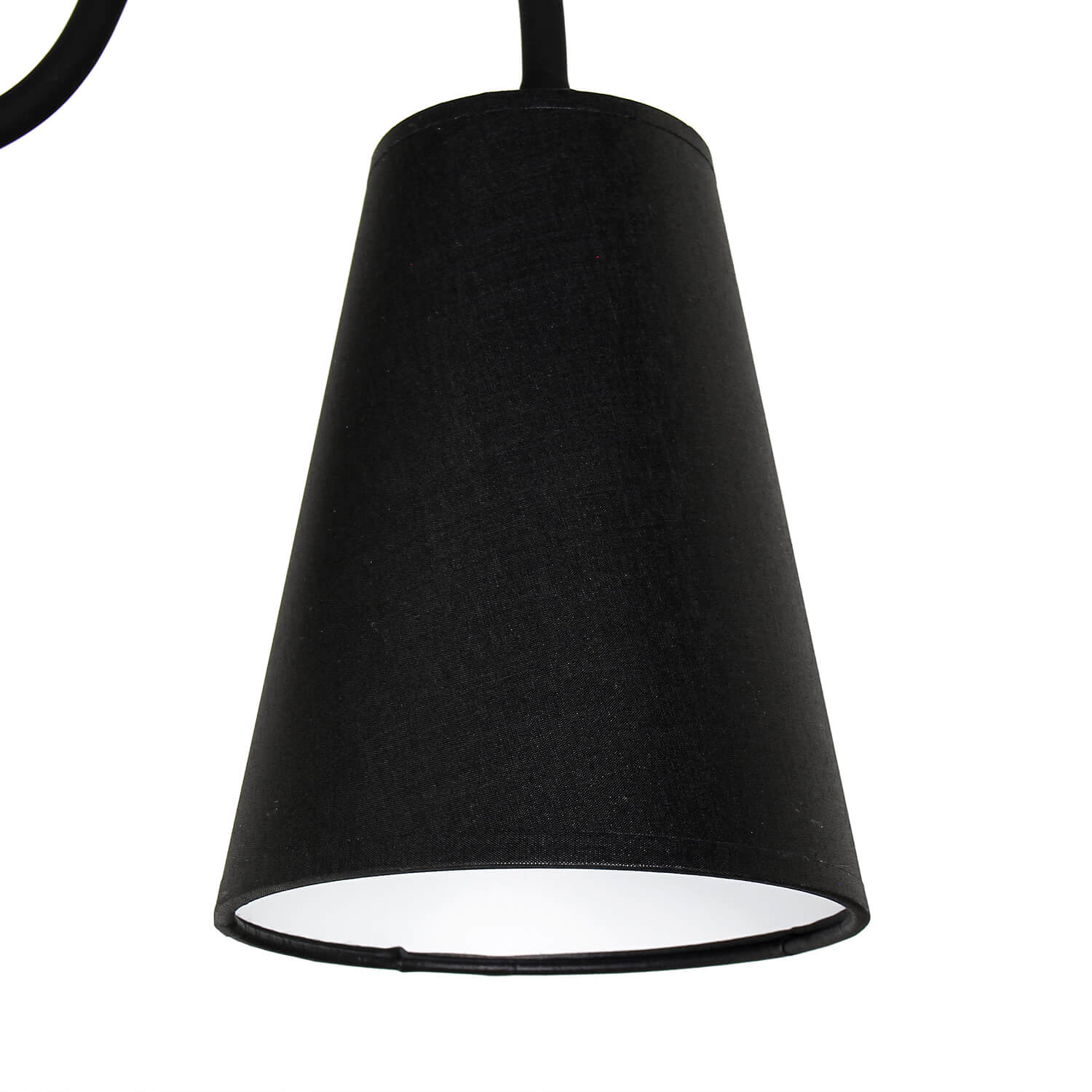 Vorschau: Wandleuchte Schwarz mit Schalter Metall Ø13cm